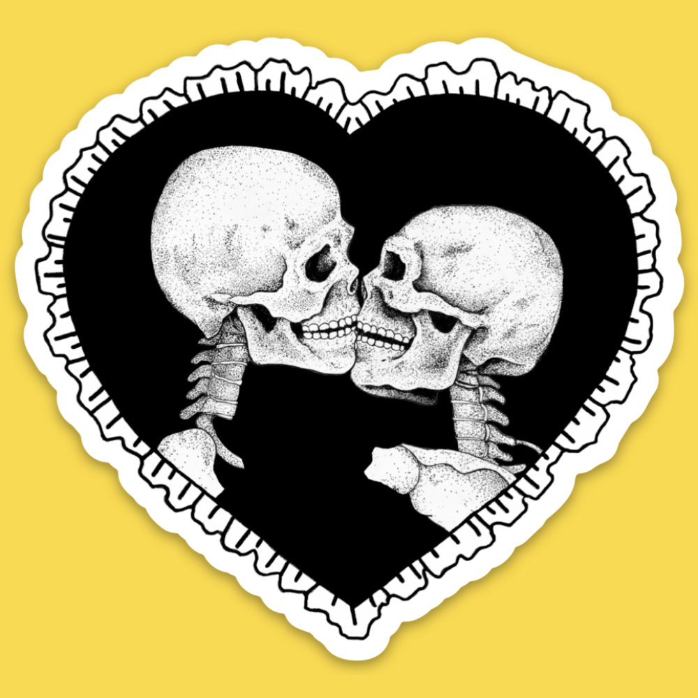 'Love After Death' Sticker – Wicked Clothes